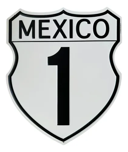 Cartel Letrero Mexico Lamina Vintage Troquelado Pared Mex1. | Envío gratis