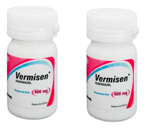 Albendazol 400 Mg Suspensión Pack 2 Frascos Con 20 Ml Novag | MercadoLibre