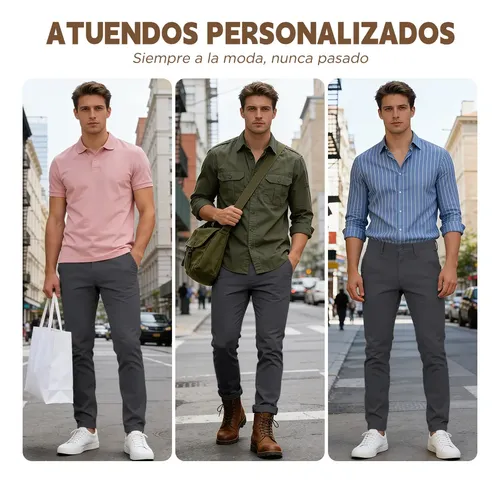 Pantalon Skinny De Gabardina Stretch Para Hombre Jeans | MercadoLibre