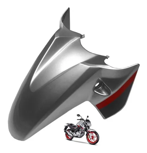 Paralama Dianteiro Cb Twister 250f Cb 250 Prata 2021 Adesivo