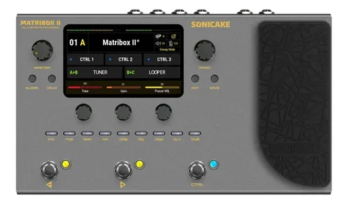 Pedaleira Sonicake Matribox 2 - 130 Efeitos - Matribox Ii | Frete grátis Pedaleira Sonicake Matribox 2 - 130 Efeitos - Matribox Ii | Frete grátis
