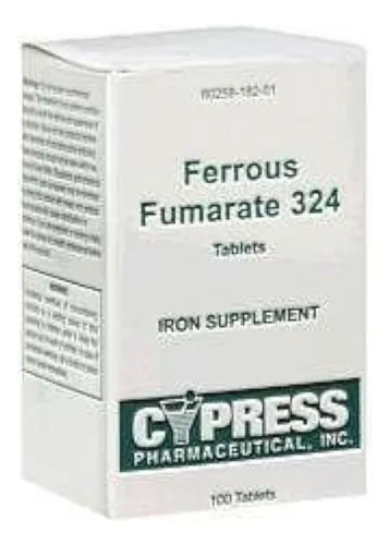 Suplemento De Hierro Cypress Pharmaceutical, Fumarato Ferroso, 324 Ml ...