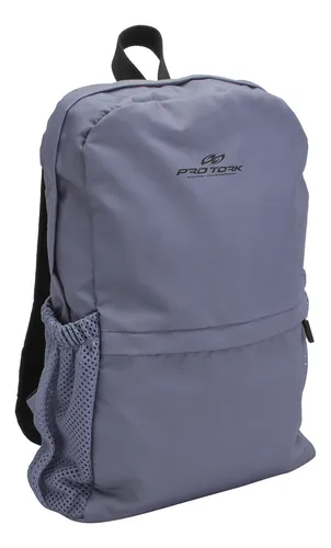 Mochila universitaria impermeable con correa reforzada gris Tork para ... Mochila universitaria impermeable con correa reforzada gris Tork para ...