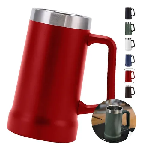 Caneca Térmica Inox Camada Dupla Cerveja Chopp Suco 710ml | MercadoLivre