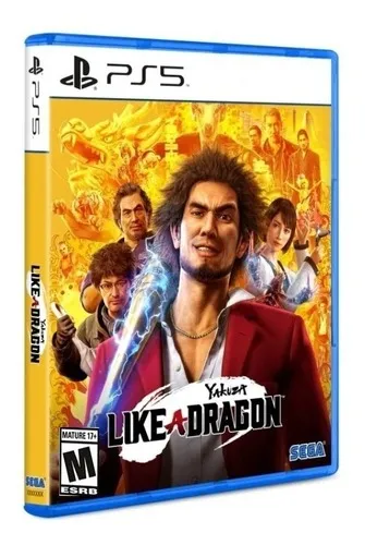 Yakuza Like A Dragon Ps5 Mídia Física Frete Grátis