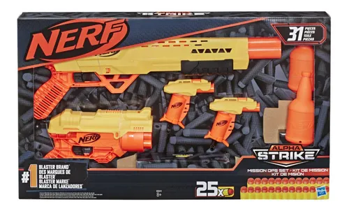 Lançador Nerf Alpha Strike Kit Missao Secreta Hasbro E8342 | MercadoLivre Lançador Nerf Alpha Strike Kit Missao Secreta Hasbro E8342 | MercadoLivre