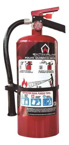 Extintor P. Q. S. 4.5 Kg Extin-flam Con Soporte | MercadoLibre Extintor P. Q. S. 4.5 Kg Extin-flam Con Soporte | MercadoLibre