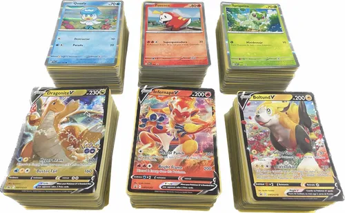 Lote De 100 Cartas Originales Al Azar De Pokemon Tcg | MercadoLibre