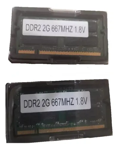 Pack 2 2gb Memoria Ram Ddr2 5300s 667 Mhz Notebook Pc2 | Cuotas sin interés