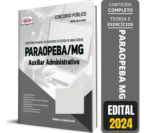 Apostila Prefeitura Paraopeba Mg 2023 Auxiliar | MercadoLivre Apostila Prefeitura Paraopeba Mg 2023 Auxiliar | MercadoLivre