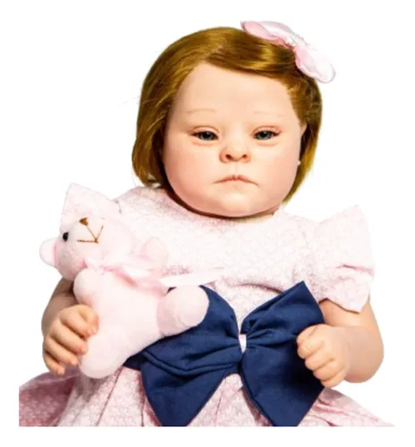 Bebe Reborn Menina Sindrome De Down Super Realista | Parcelamento sem juros Bebe Reborn Menina Sindrome De Down Super Realista | Parcelamento sem juros