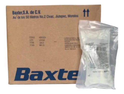 Solución Baxter Hartman Bolsa 1000ml 6 Piezas | MercadoLibre