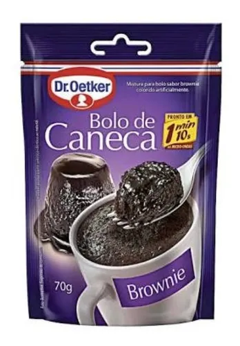 Kit 10 Mistura Para Bolo De Caneca Sabor Brownie Dr Oetker | MercadoLivre Kit 10 Mistura Para Bolo De Caneca Sabor Brownie Dr Oetker | MercadoLivre