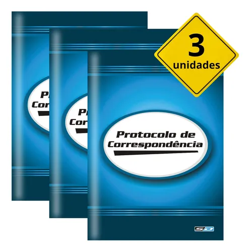Kit 3 Livro Protocolo Correspondência 1/4 Capa Dura 104 Fls | MercadoLivre Kit 3 Livro Protocolo Correspondência 1/4 Capa Dura 104 Fls | MercadoLivre