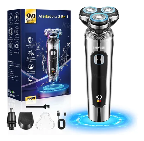 Rasuradora Barba Recargable Afeitadora Eléctrica Cabello Pel | MercadoLibre