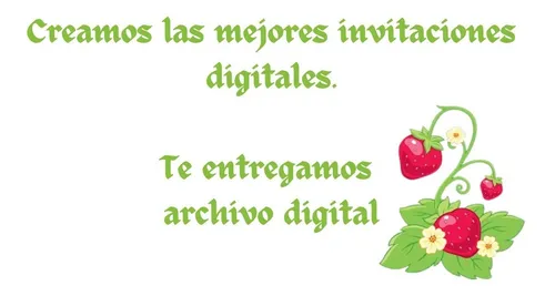 Invitaci贸n Digital E Imprimible Rosita Fresita en venta en Gonz谩lez ... Invitaci贸n Digital E Imprimible Rosita Fresita en venta en Gonz谩lez ...