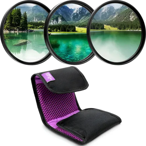 Lens Filter Kit Altura Photo 77mm Uv, Cpl Polarizing, Nd4 | MercadoLibre
