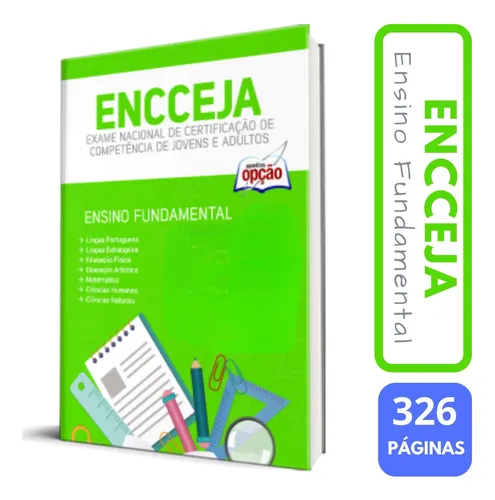 Apostila Encceja Atualizada Ensino Fundamental - Ed. Opção | Frete grátis Apostila Encceja Atualizada Ensino Fundamental - Ed. Opção | Frete grátis