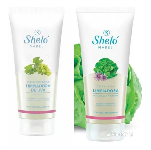 Crema Limpiadora De Uva, Y Crema Facial Lechuga, Shelo Nabel | Meses ... Crema Limpiadora De Uva, Y Crema Facial Lechuga, Shelo Nabel | Meses ...