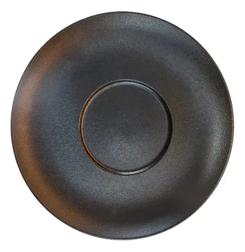 Set X6 Plato Porcelana Playo Elite 25cm Ala Ancha Color Negro | Envío ...