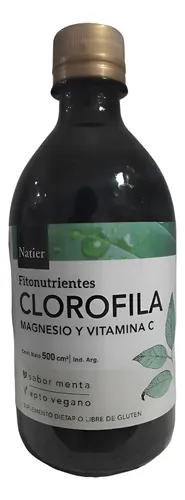 Clorofila, Magnesio Y Vitamina C Natier 500ml Sin Sabor | MercadoLibre