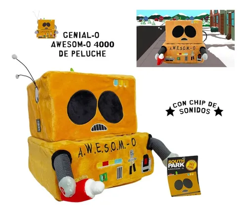 Peluche South Park Sonidos Genial-o Awesome-o 4000 Original | MercadoLibre