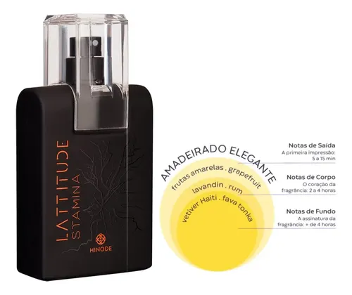 Lattitude Stamina Colônia Hinode 100ml | Parcelamento sem juros