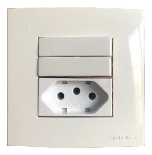 Tomada Interruptor Duplo Paralelo Three Way Embutir Móvel | MercadoLivre Tomada Interruptor Duplo Paralelo Three Way Embutir Móvel | MercadoLivre