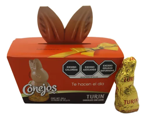 Turín Conejo Chocolate Con Leche Cajonera 150g | MercadoLibre
