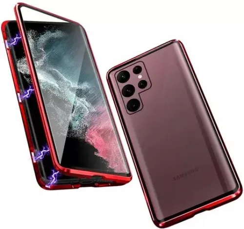 Funda Magnética Para Galaxy S22 Doble Vidrio Templado Mercadolibre