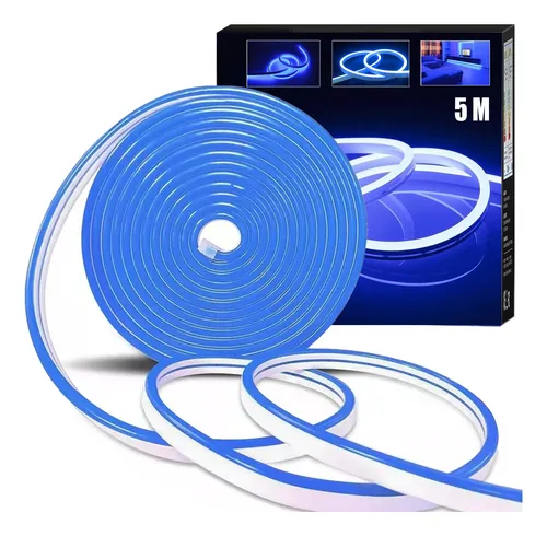 Tira Led Luces Neon Flex Ip65 Alto Brillo Exterior 5m 12v Mercadolibre