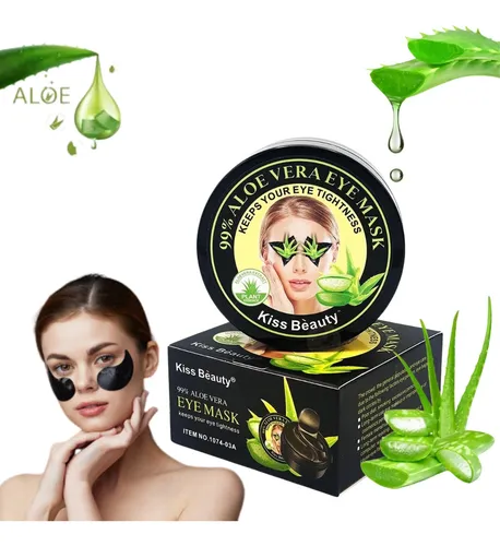 Caja 60 Parche Mascarilla Para Ojeras Aloe Vera Cuotas Sin Interés
