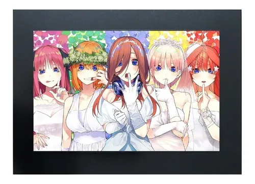 Cuadro De Las Quintillizas Nakano Go Toubun No Hanayome 45 Meses