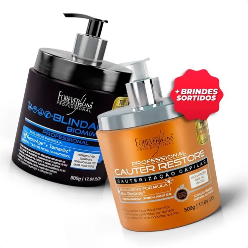 Forever Liss Cauter Restore Blindagem Capilar 500g Parcelamento Sem