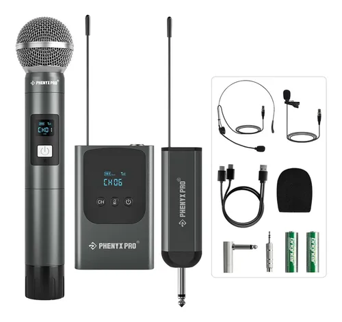 Sistema de microfone sem fio digital duplo Phenyx Pro, Mi | MercadoLivre Sistema de microfone sem fio digital duplo Phenyx Pro, Mi | MercadoLivre
