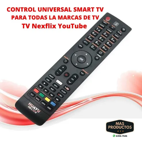Control Remoto Universal Para Tv Smart Tv en venta en por sólo B/. 7.00 ... Control Remoto Universal Para Tv Smart Tv en venta en por sólo B/. 7.00 ...
