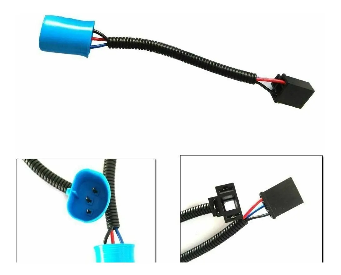 2x Adaptador Enchufe 9007 A H4 Arnés Para Faros Led 12v | Mercado Libre
