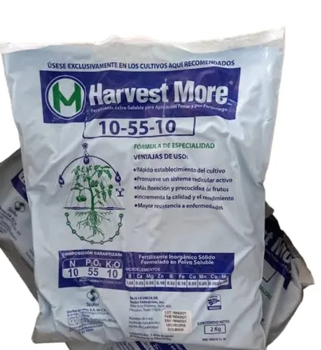 2 Kilos De Harves More 10 55 10 Fertilizante | Envío gratis