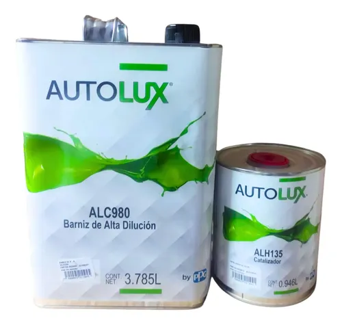 Kit Barniz Alc980 Catalizador Alh135 Transparente Brillante | MercadoLibre