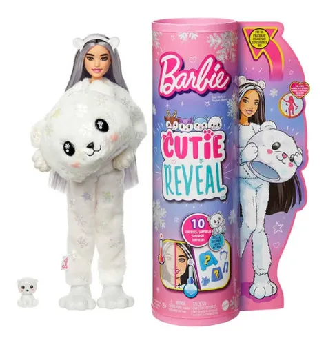 Barbie Muñeca Cutie Reveal Oso Polar Hjl64 | MercadoLibre Barbie Muñeca Cutie Reveal Oso Polar Hjl64 | MercadoLibre