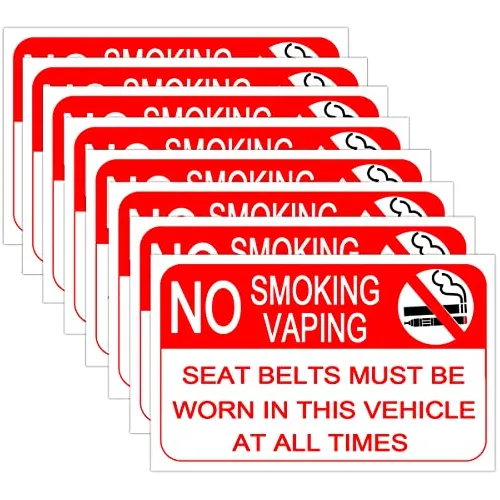 Pegatinas De No Fumar, No Vapear , Etiquetas De Debe ... | Envío gratis