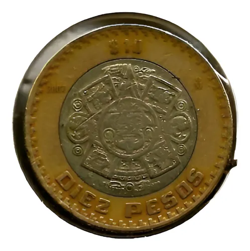 Moneda De 10 Pesos Grafila Invertida La Mas Buscada
