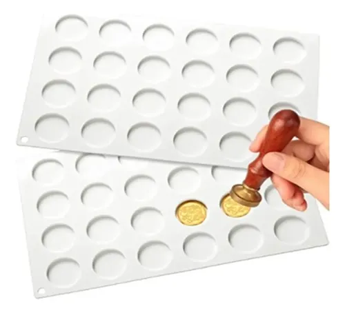 24-cavity Round Coin Silicone Mold For Resin Craft | Meses sin interés