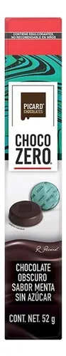 Chocolate Amargo Picard Choco Zero Sabor Menta Sin Azúcar 52 | Meses ...