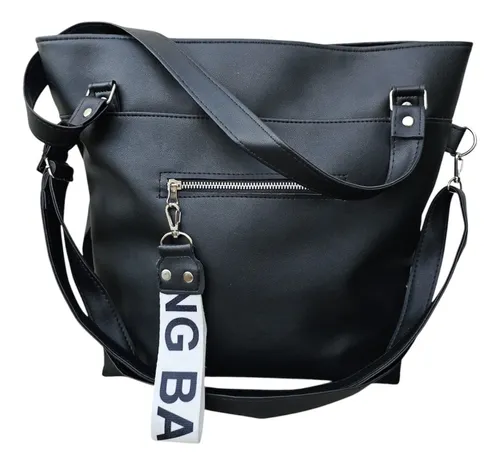 Cartera Mujer Grande Cuero Eco Bolso Universitario Para Mujer Moda Tote ...