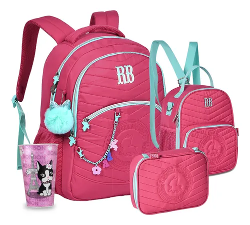 Kit Mochila Escolar Rb 2040 Rebecca Bonbon Estojo Lancheira ... Kit Mochila Escolar Rb 2040 Rebecca Bonbon Estojo Lancheira ...