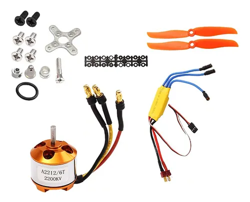 Kit Motor Brushless A2212 2200kv + Esc 30a + Propelas | Cuotas sin interés Kit Motor Brushless A2212 2200kv + Esc 30a + Propelas | Cuotas sin interés