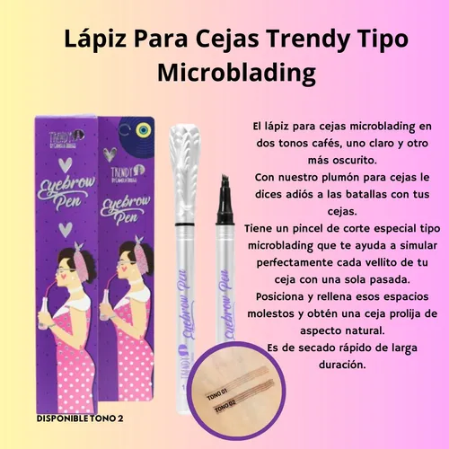 Lapiz Para Cejas Trendy Tipo Microblanding | MercadoLibre Lapiz Para Cejas Trendy Tipo Microblanding | MercadoLibre