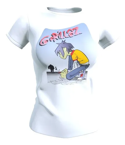 Polera Diseño Gorillaz, Mujer Poliester | Cuotas sin interés Polera Diseño Gorillaz, Mujer Poliester | Cuotas sin interés