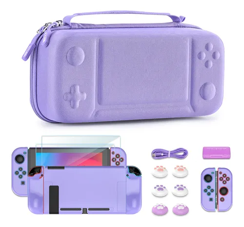 Kit De Estuche Y Accesorios Para Nintendo Switch 14 En 1 Younik Lavanda ... Kit De Estuche Y Accesorios Para Nintendo Switch 14 En 1 Younik Lavanda ...
